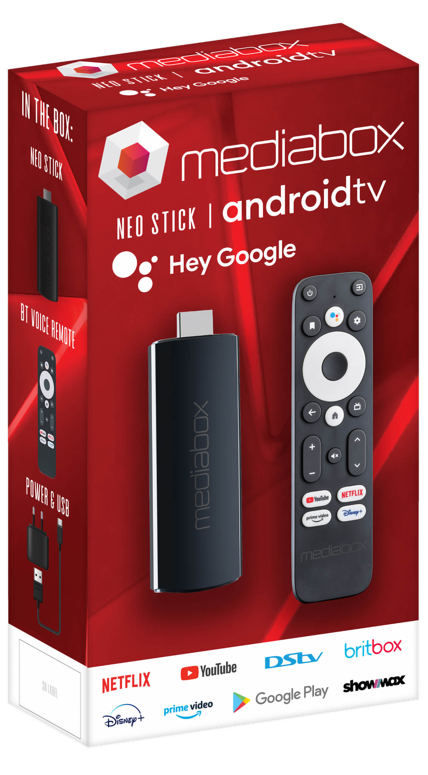 Mediabox NEO Stick Netflix Google Certified Media Box For Sale